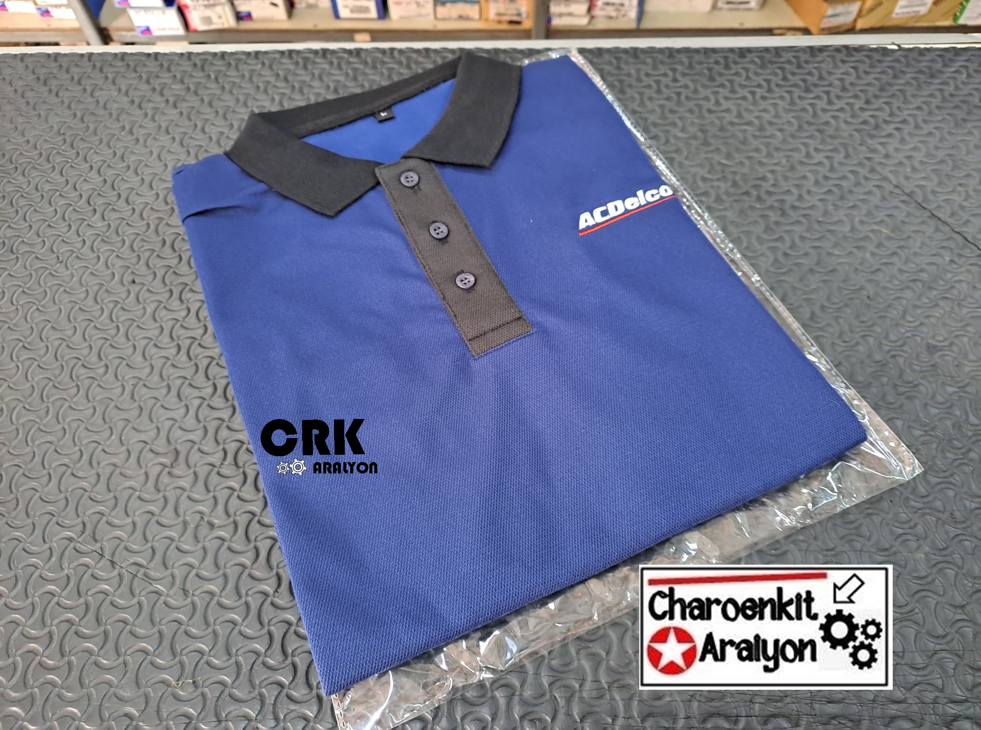 Acdelco เสื้อโปโล เสื้อช่าง เสื้อใส่เล่น คอปก มีกระดุม ไซส์ เนื้อผ้า ...