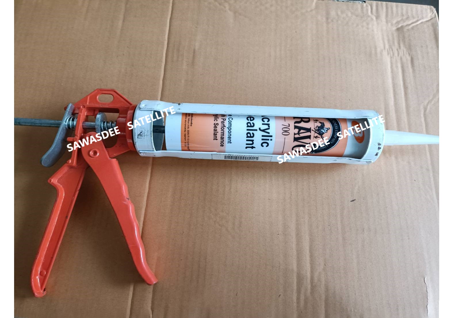 (1 หลอด) BRAVO (บราโว่) กาวอะคริลิคซีทแลนท์ กาวแด๊ปอะคริลิค แด็ปขาว ...