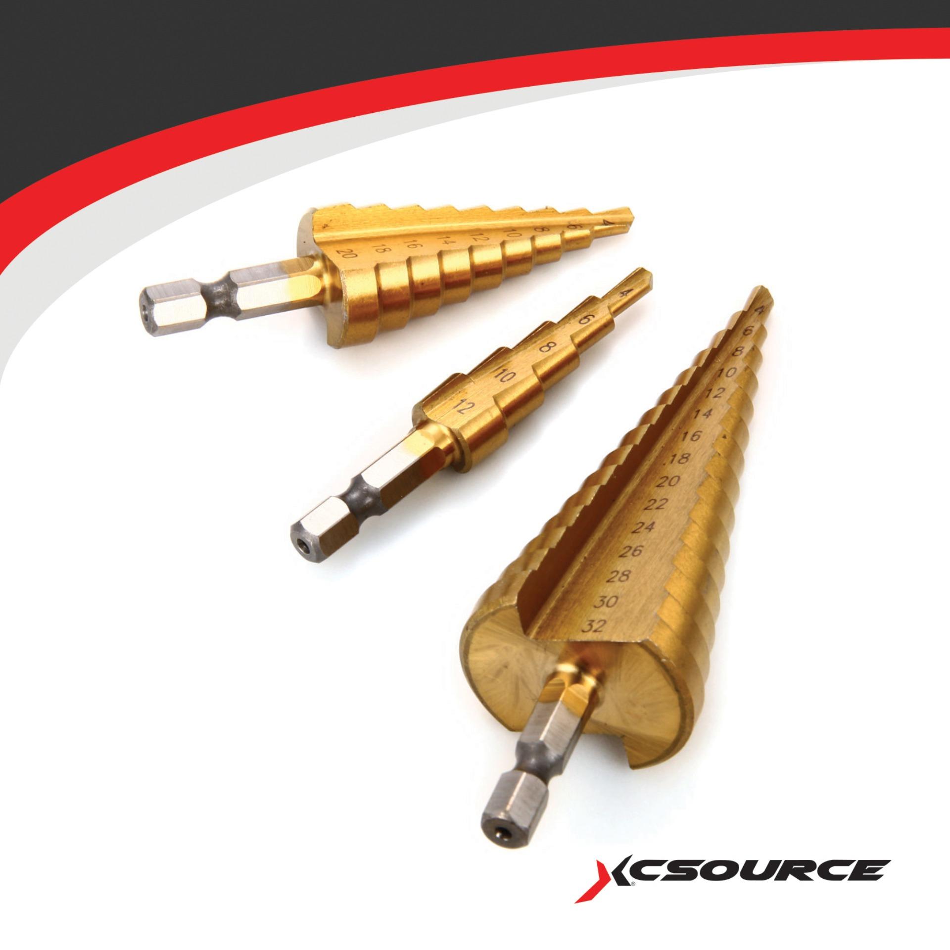 XCSource Quick-change 1/4" สว่านเคลือบไทเทเนียม 4-32mm (3ชิ้น ...