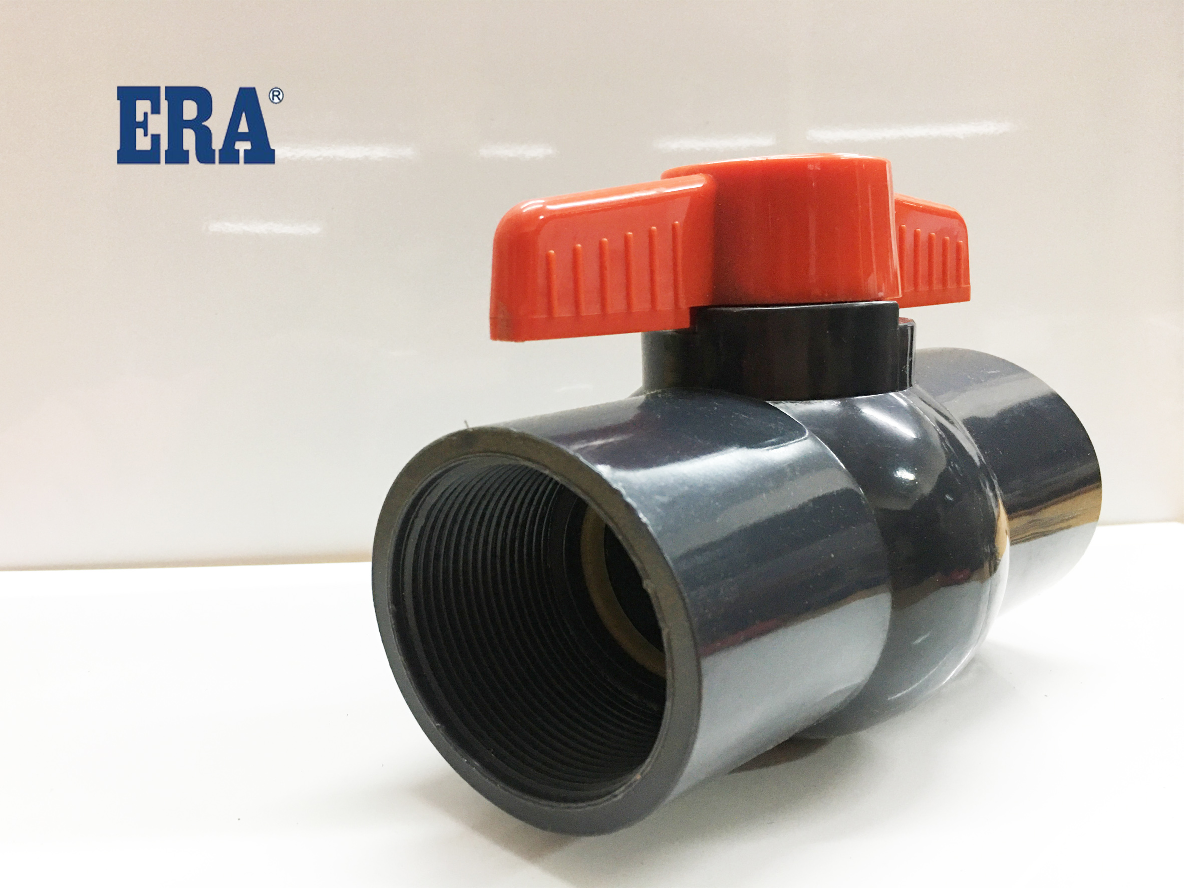 UPVC ERA Ballvalve Compact บอลวาล์วยูพีวีซี บอลวาล์วERA แบบเกลียว ขนาด ...