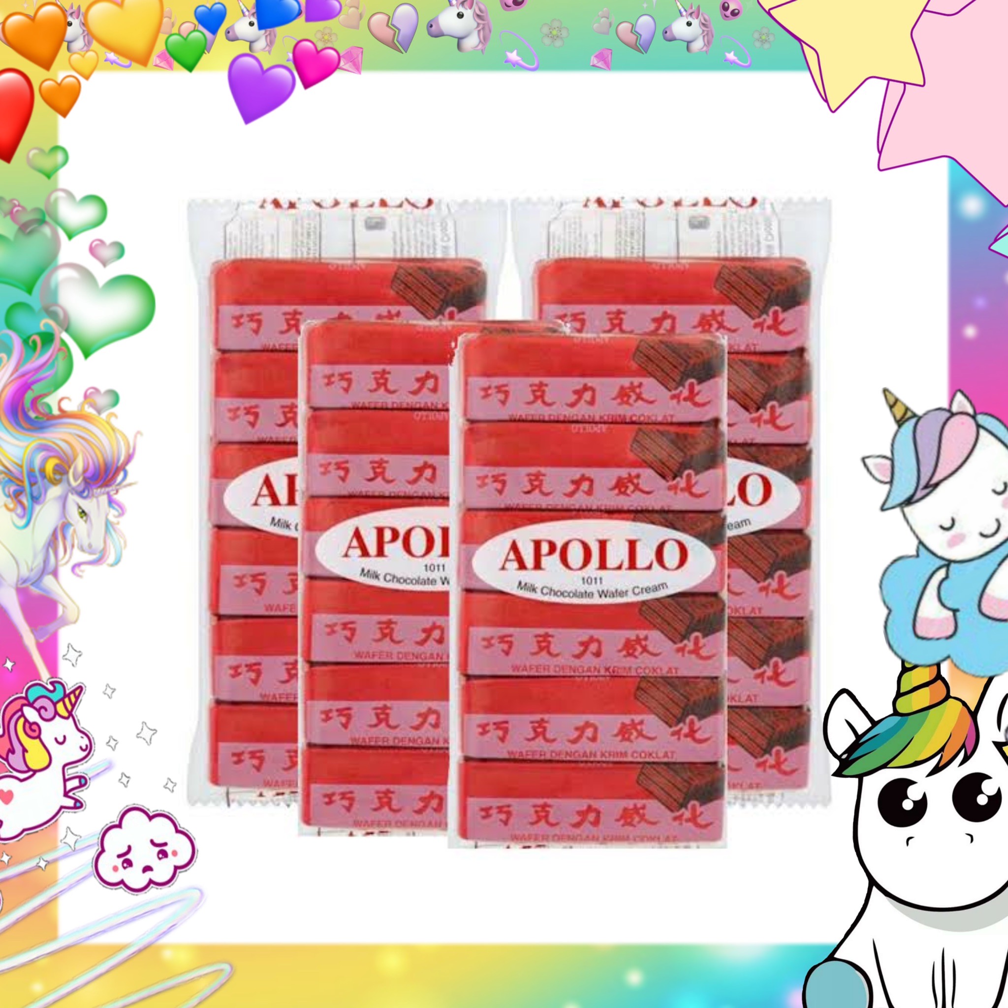 APOLLO MILK CHOCOLATE WAFER CREAM อพอลโล มิลค์ ช็อกโกแลต เวเฟอร์ ครีม ...
