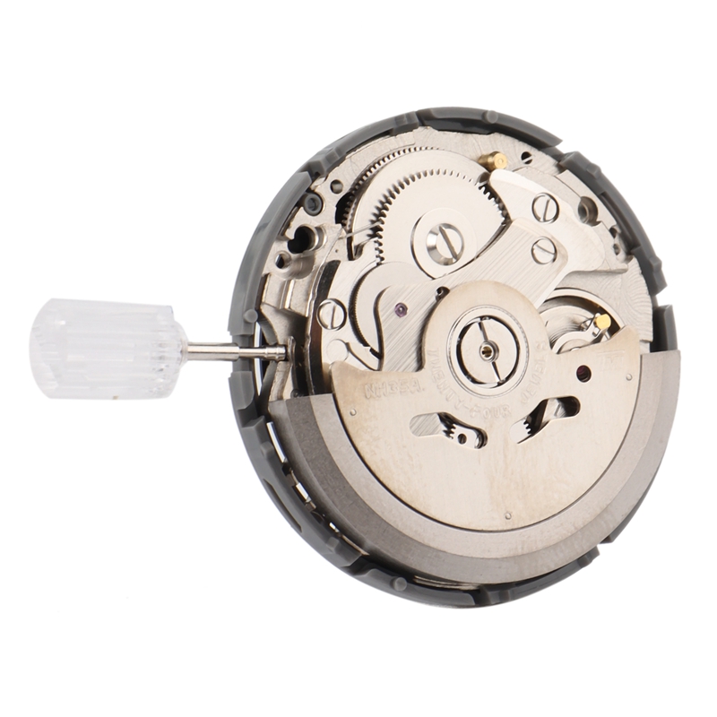 NH35 NH35A Automatic Watch Movement Brand New Black Date Window 24 ...