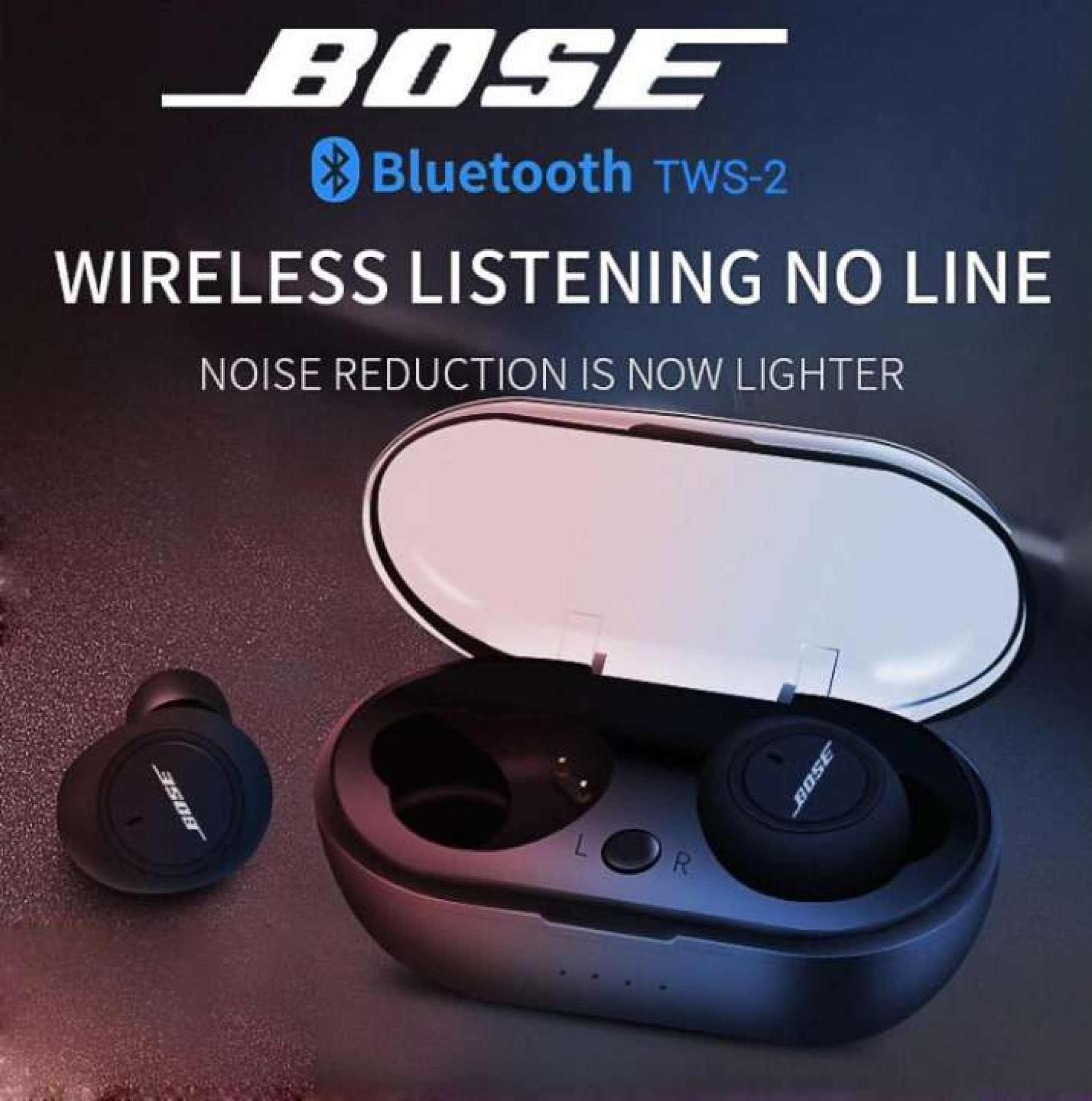 หูฟัง Buse TWS-2 Wireless Bluetooth V5.0 หูฟังบลูทูธ หูฟังไร้สาย หูฟังiphone สามารถใช้กับ ...