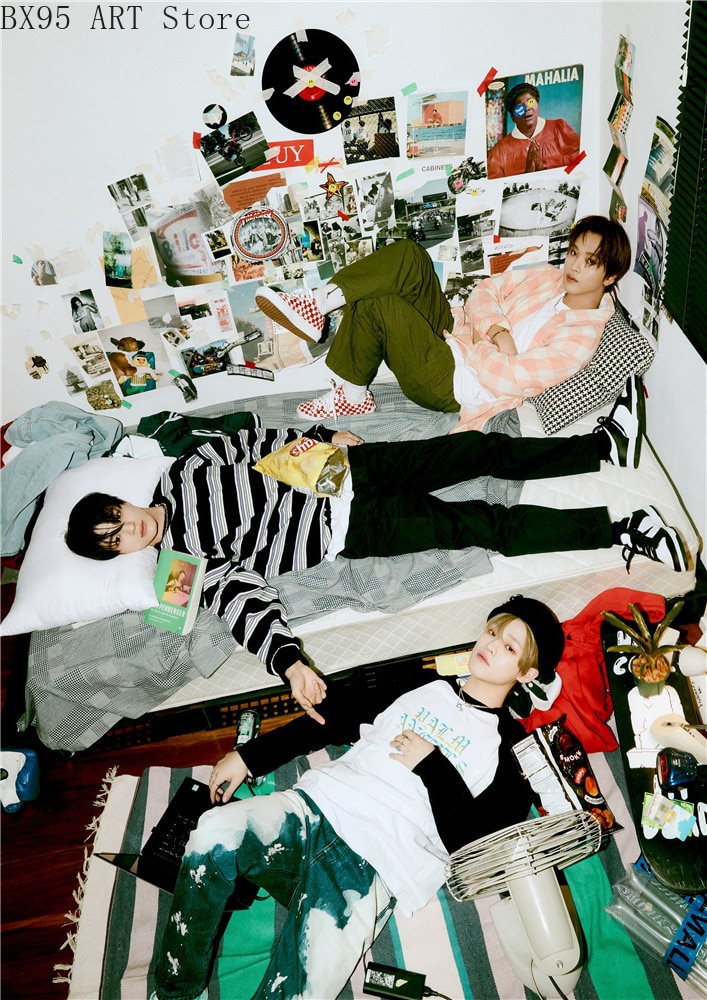 ภาพวาดผ้าใบ Wall Art NCT DREAM 1st อัลบั้มโปสเตอร์และพิมพ์ Nordic Room ...