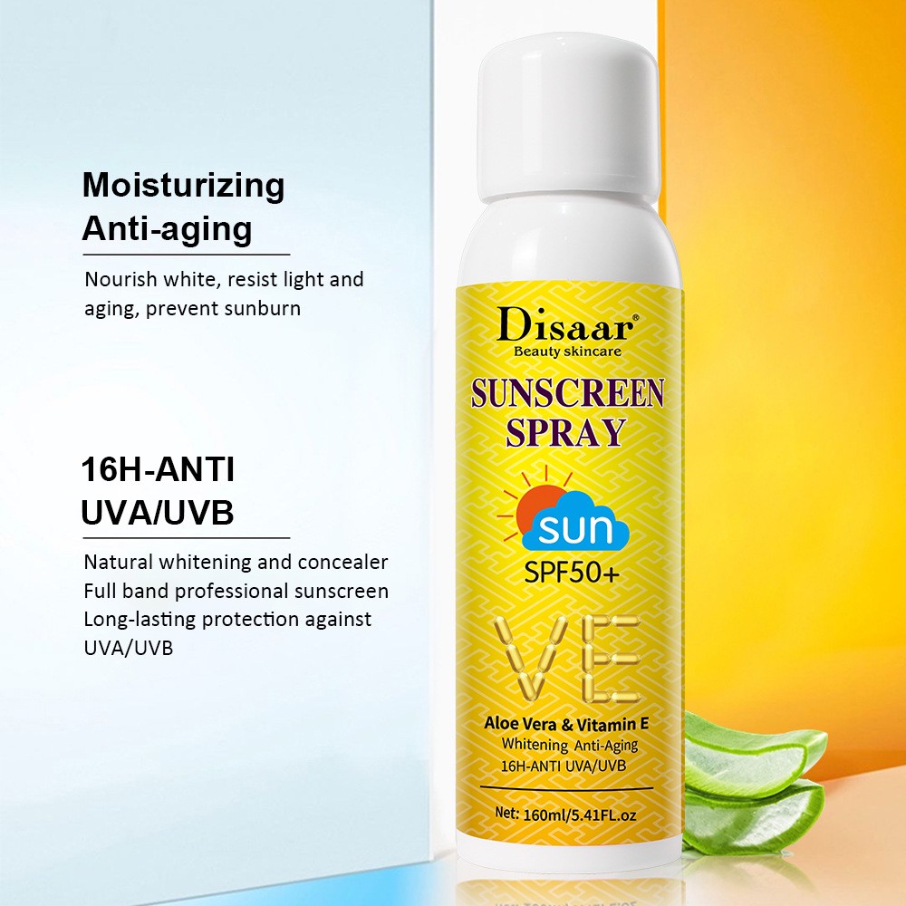 ครีมกันแดด SPF 50 Disaar Vitamin E Spray ให้ความชุ่มชื้นแก่ผิว UV ...