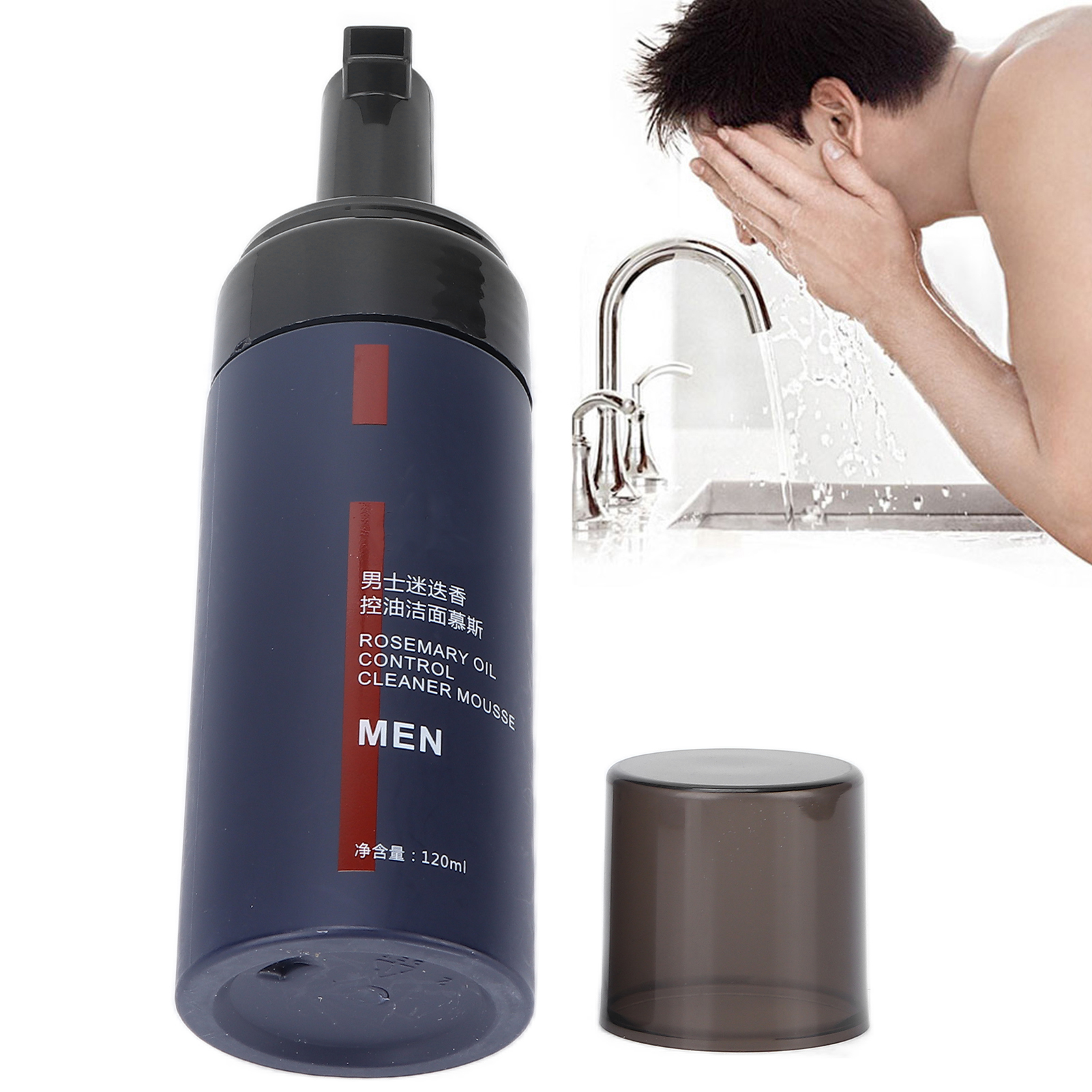 【Men】Men's Face Wash Exfoliating Scrub Deep Cleaning Oil Control Pore ...