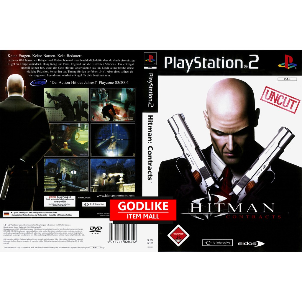 แผ่นเกมส์ PS2 - Hitman - Contracts | GODLIKE - GAMEHUB STORE - ThaiPick