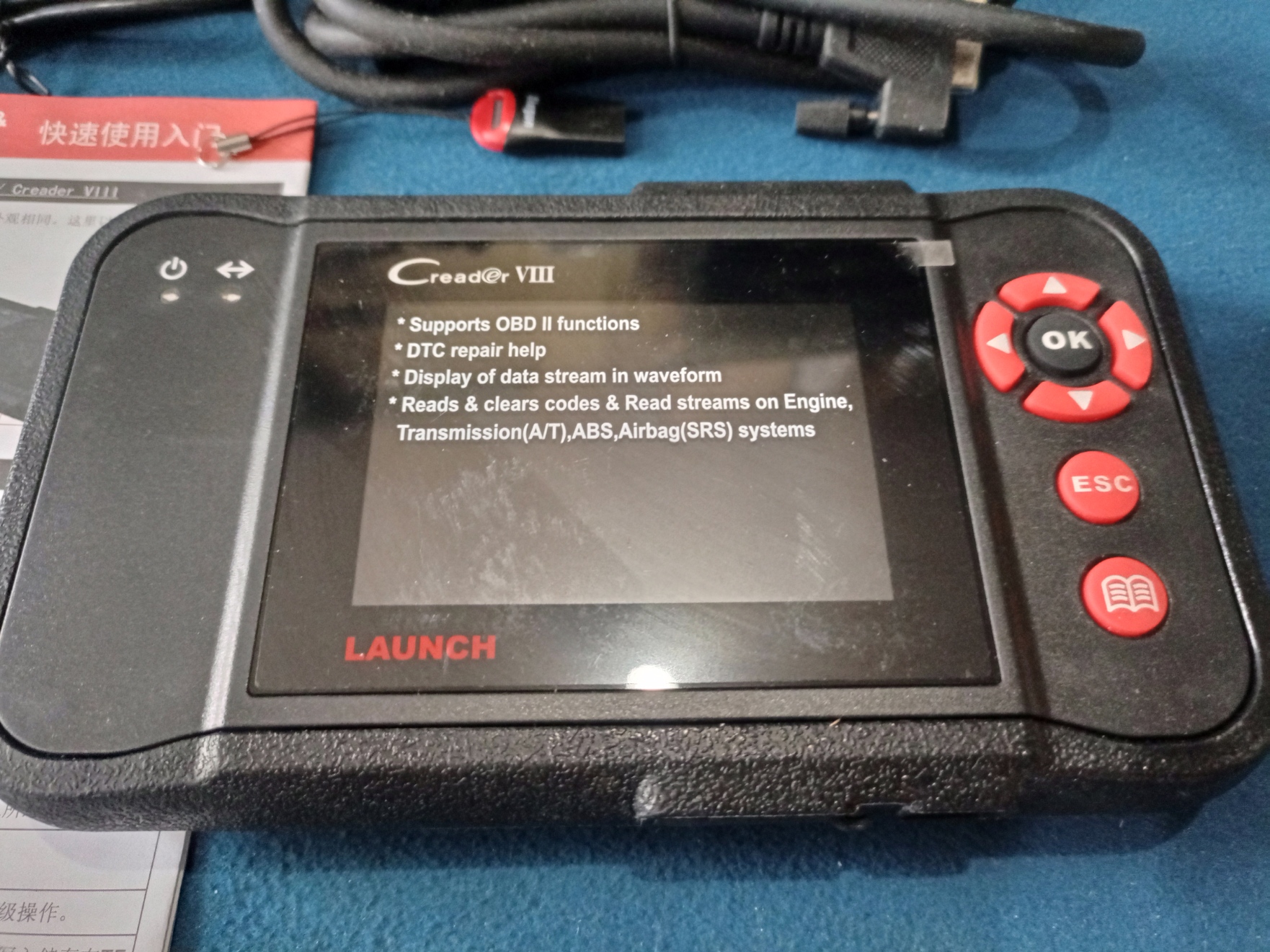 X431 Creader VIII OBD2 เครื่องสแกนเนอร์รหัสข้อผิดพลาด - สากะเบือ - ThaiPick