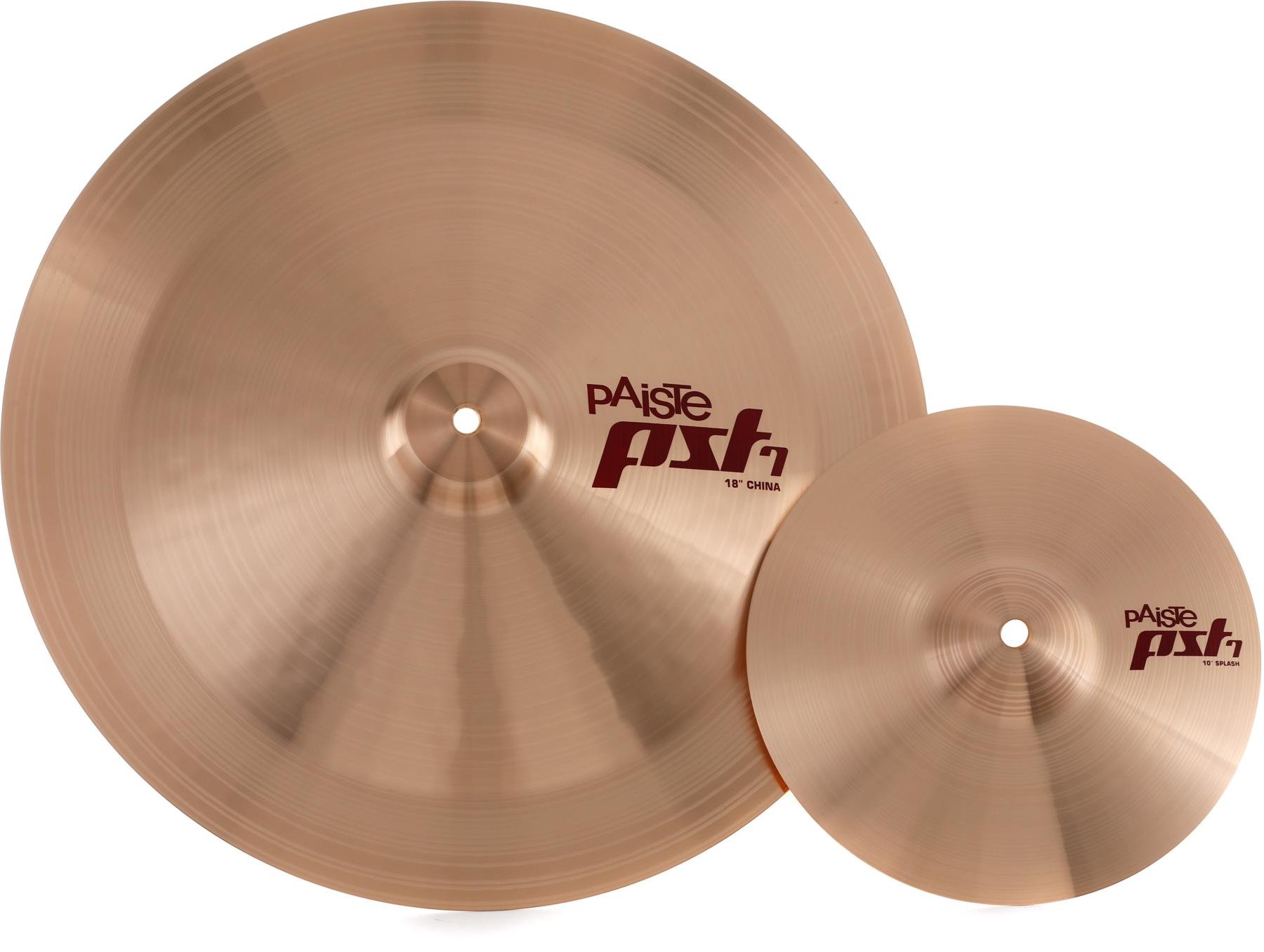 Paiste PST7 ชุดฉาบ FX Effects Pack /10 Splash and 18 China | Lazada.co.th