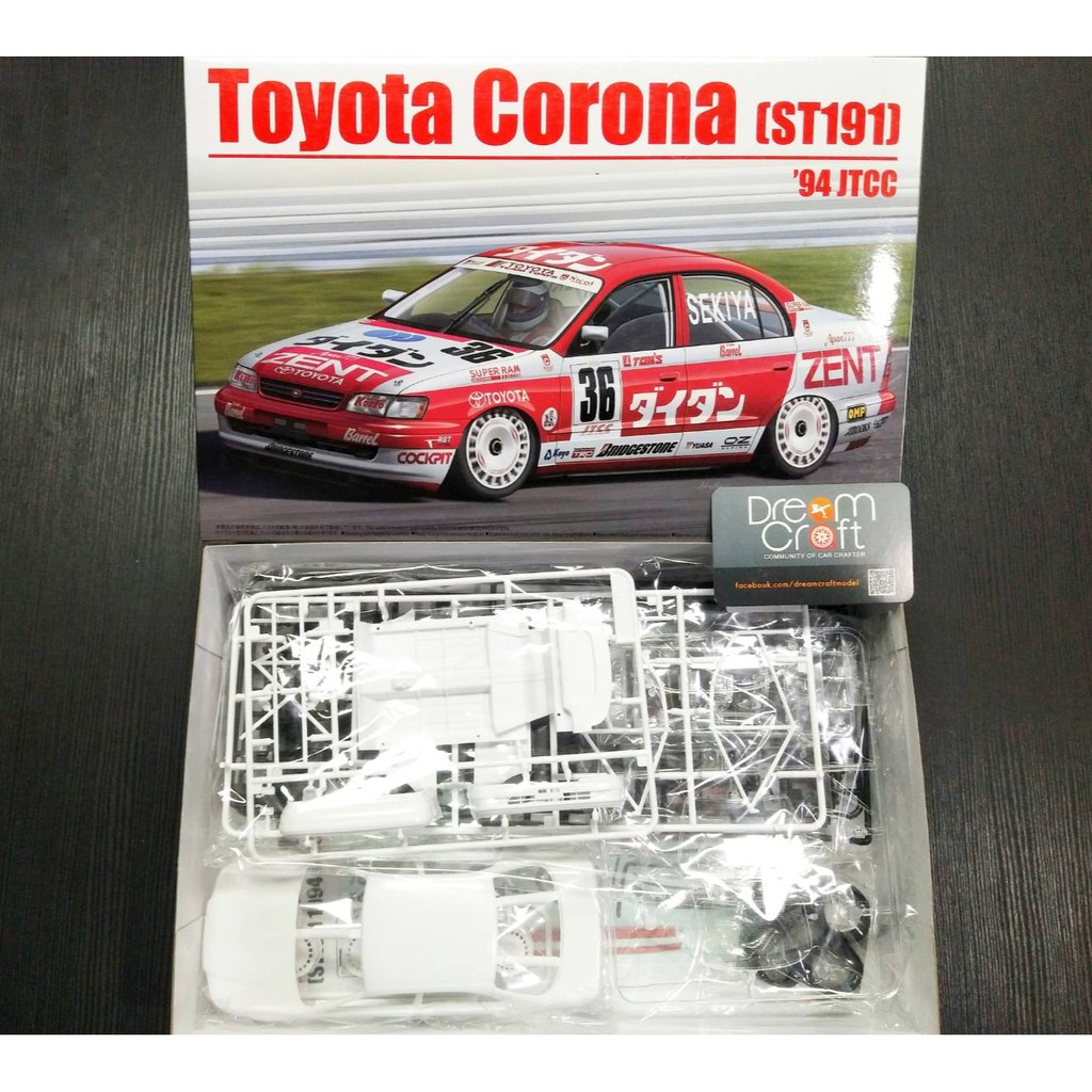 MD โมเดลรถ AOSHIMA 1/24 TOYOTA CORONA ST191 CORONA JTCC Ver. (โมเดล ...