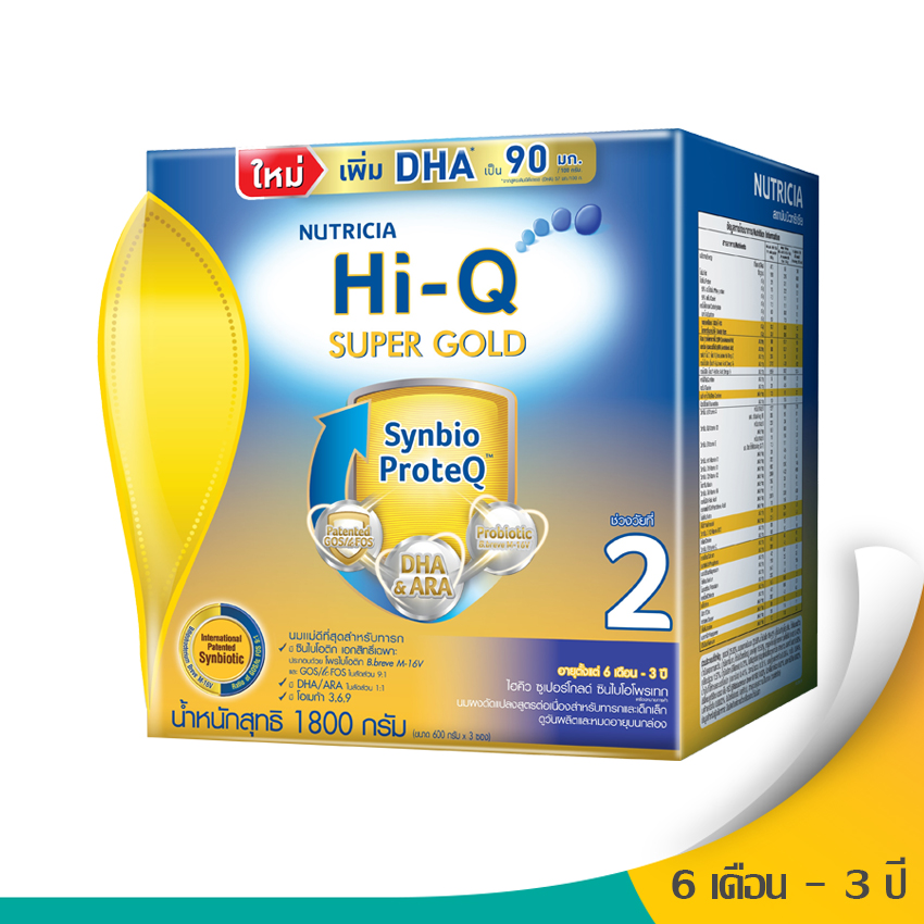Hi-Q 1+ Plain ไฮคิว วันพลัส สูตร3 รสจืด Hi-Q 1 Plus Prebio ProteQ 3000g ...
