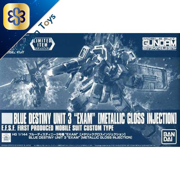 Bandai HG Blue Destiny Unit 3 (EXAM) Metallic Gloss Injection ...