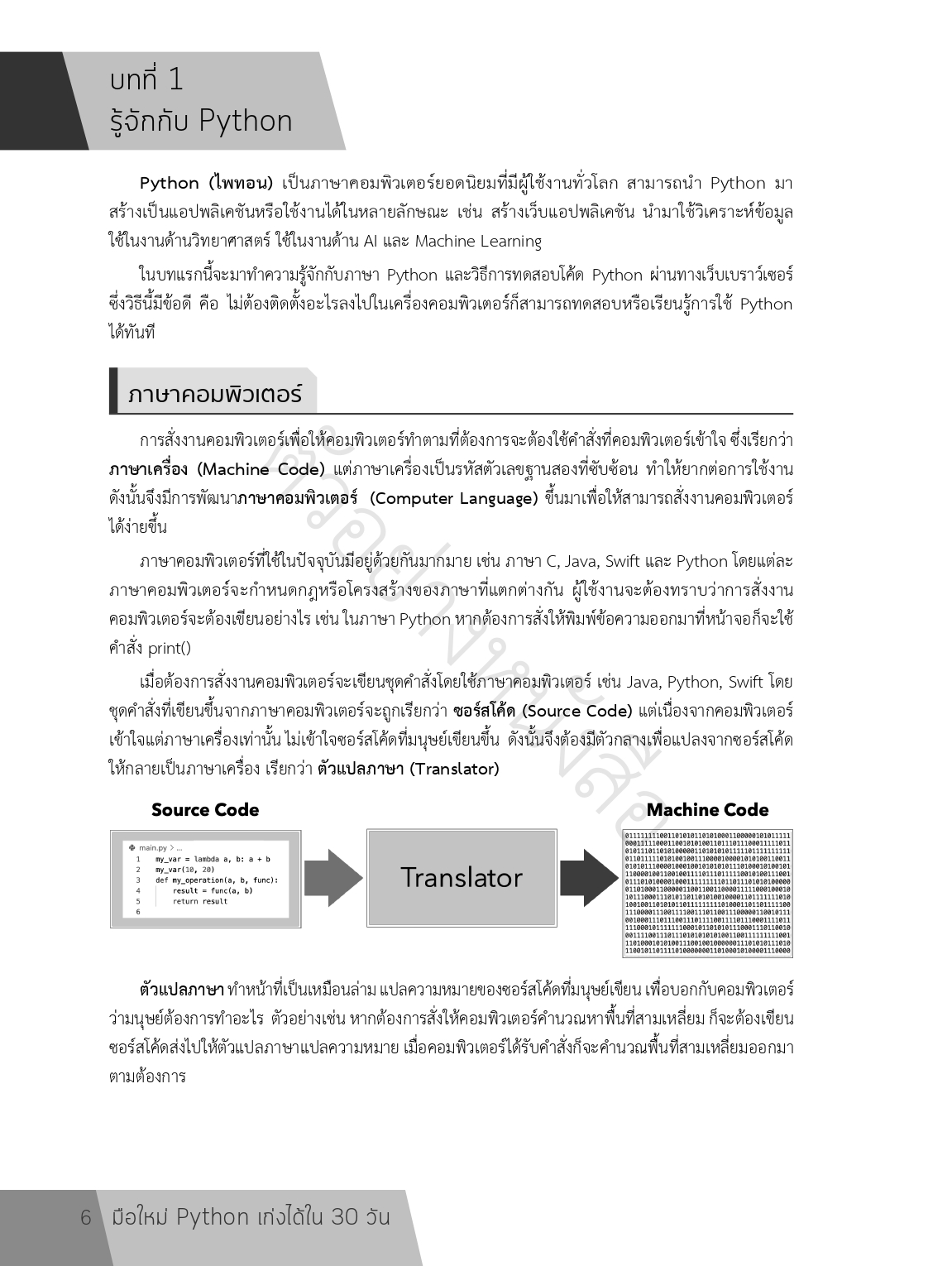 หนังสือมือใหม่ Python เก่งได้ใน 30 วัน - IDC Premier - ThaiPick