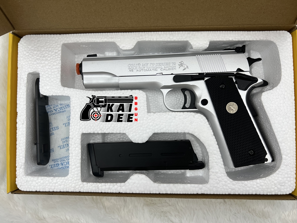 บีบีกันอัดแก๊ส ARMY R29 สีเงิน ฟรี!!! ของแถมพร้อมเล่นครบชุด - KAI DEE ...