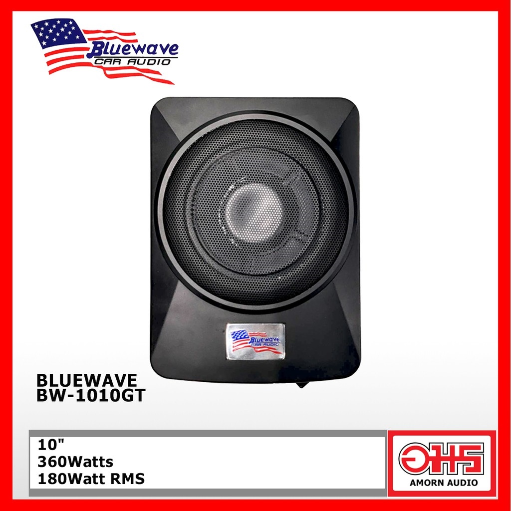 โค้ดLQSS7ลดสูงสุด1000 BLUEWAVE BW-1010GT Active Subwoofer ซับบ๊อค 10 นิ้ว กำลังขับสูงสุด 1000W ...