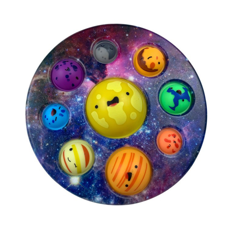 Finger Bubble Eight Planets Solar System Simple Dimple Fidget Sensory ...