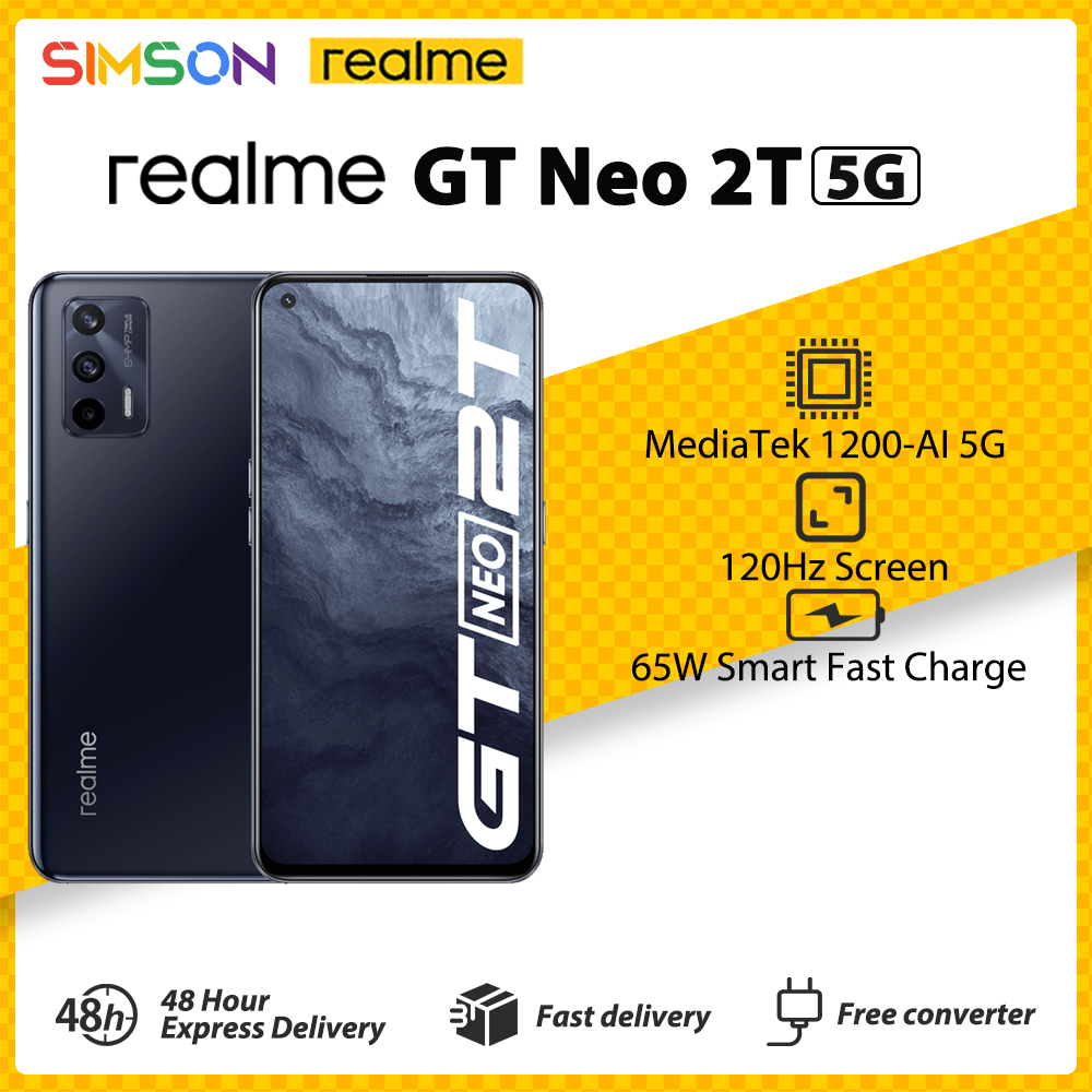 realme GT Neo 2T 5G CN Version Smart Phone MTK 1200 AI 120Hz Game ...