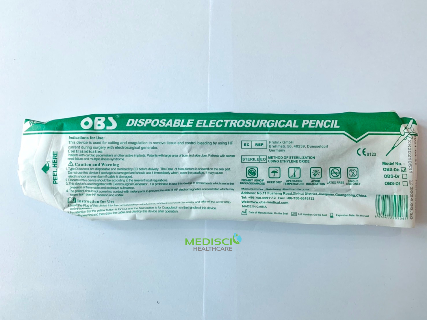 อุปกรณ์เสริม Surtron - Disposable Electrosurgical Pencil (Hand switch ...