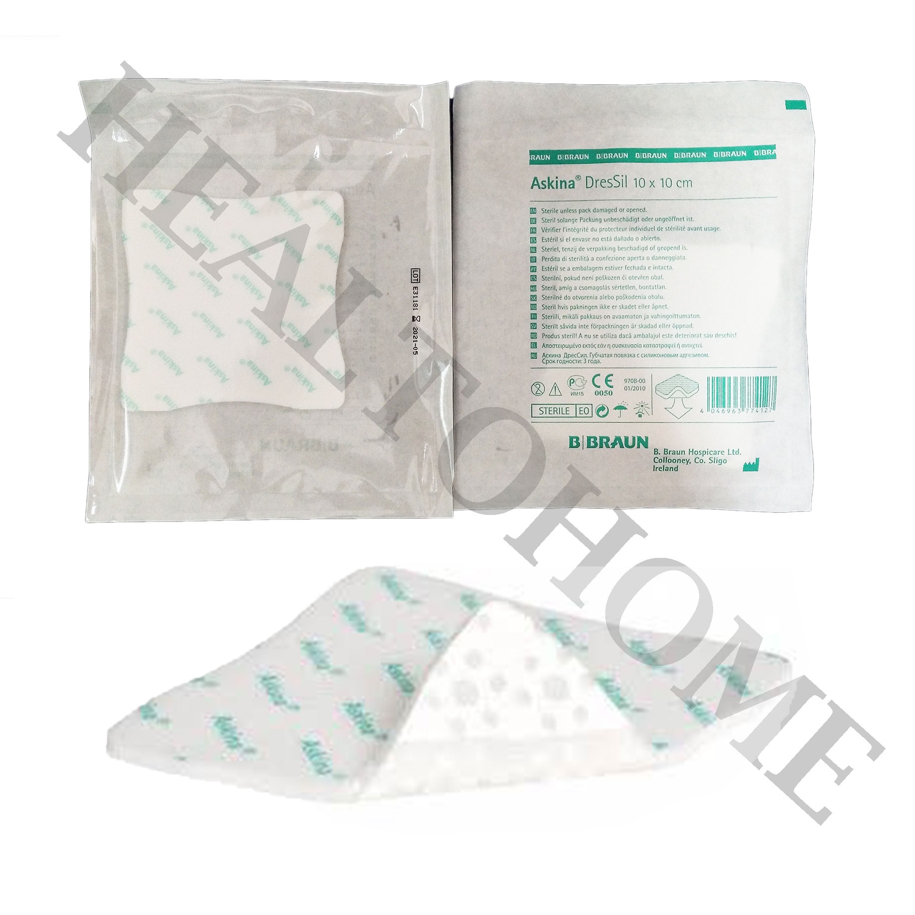 Askina Dressil แผ่นแปะแผลกดทับ ขนาด 10x10 ซม. | Lazada.co.th