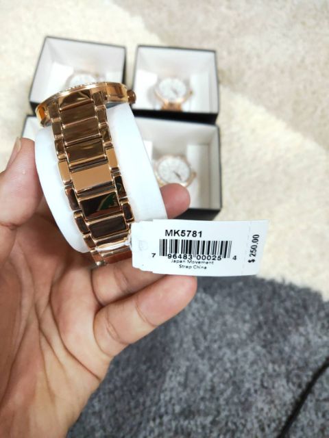 นาฬิกา MICHAEL KORS Parker Chronograph Rose Gold-Tone Ladies Watch # ...