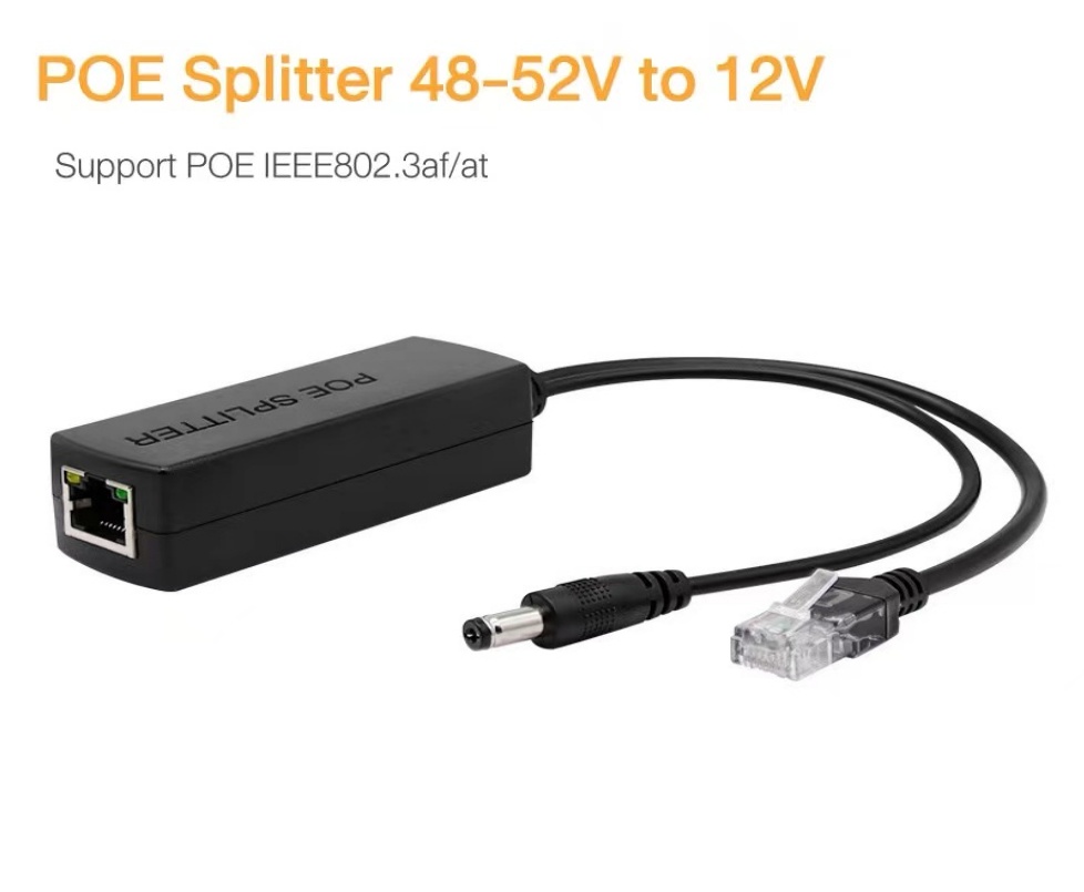 PoE Active Splitter Power Over Ethernet 48V to 12V | Lazada.co.th