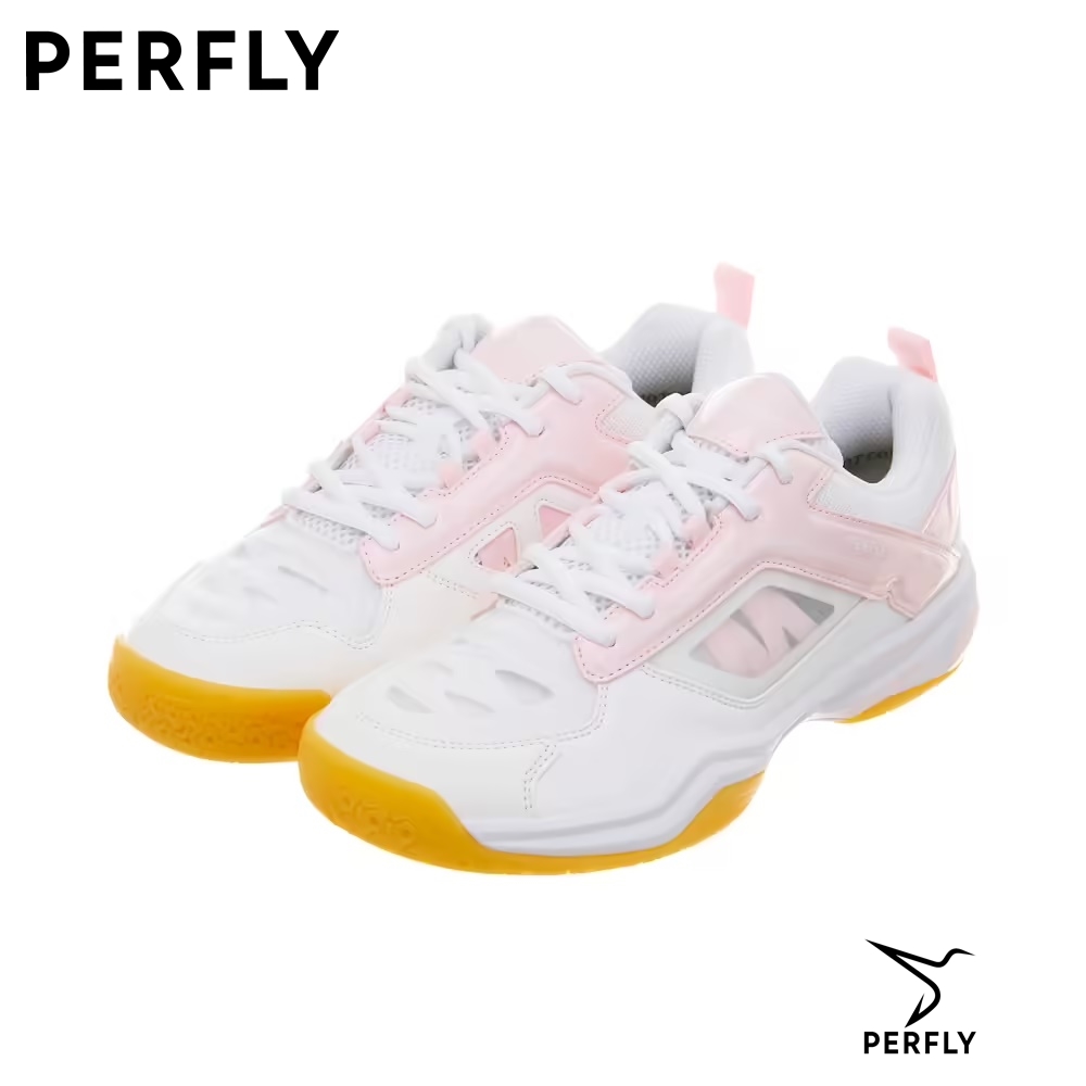 รองเท้าแบดมินตันหญิง PERFLY MS 506 สีชมพู WOMEN BADMINTON SHOES PERFLY ...