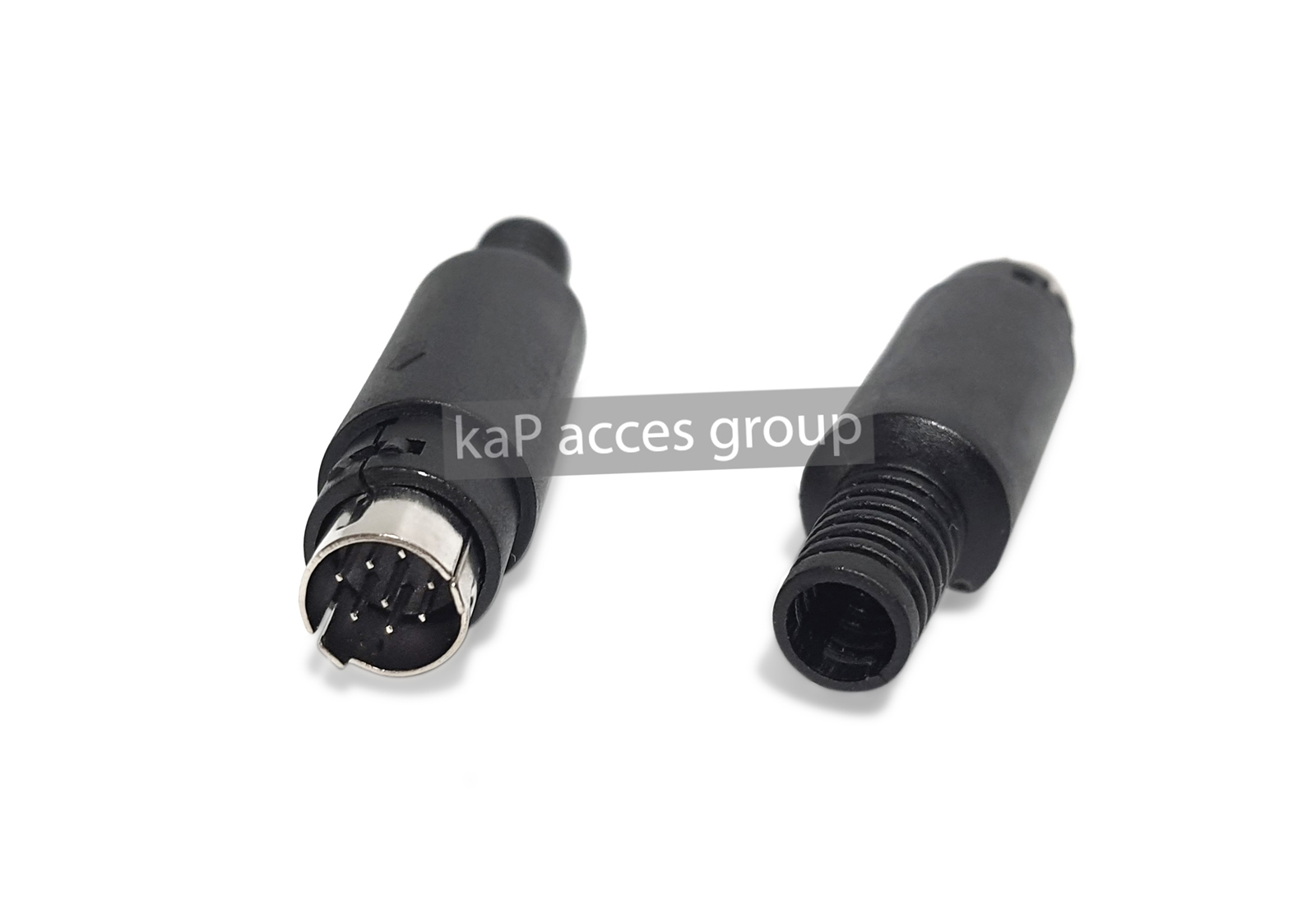 MINI DIN 8 PIN , 7 PIN Plug Male / Female JACK PLC Mitsubishi FX Series ...