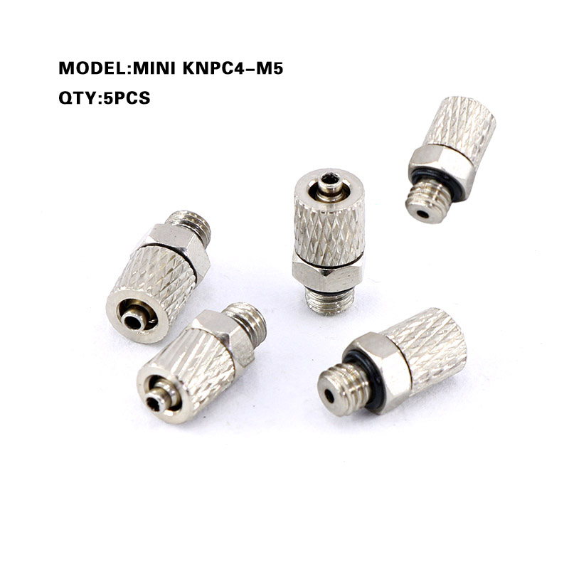 Pneumatic Fitting PC4-M5 4mm Hose OD M5 Male Thread Pneumatic Connector ...