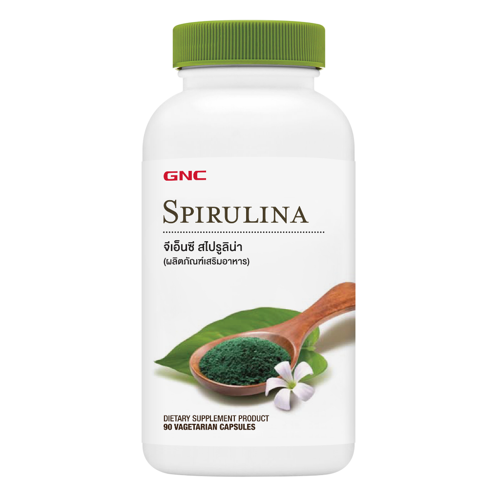 GNC Spirulina 500mg 90 Capsules | Lazada.co.th