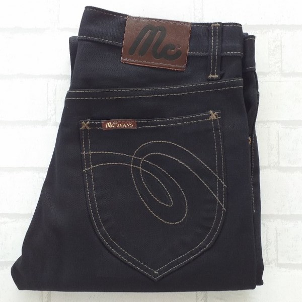 Mc Jeans กางเกงยีนส์ขากระบอกใหญ่ สี black BIG SALE | Lazada.co.th