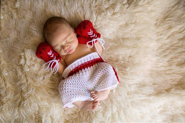 พร้อมส่ง!! ชุดแฟนซีเด็ก นักมวย 042 (Red-White Boxing) Baby Fancy By ...