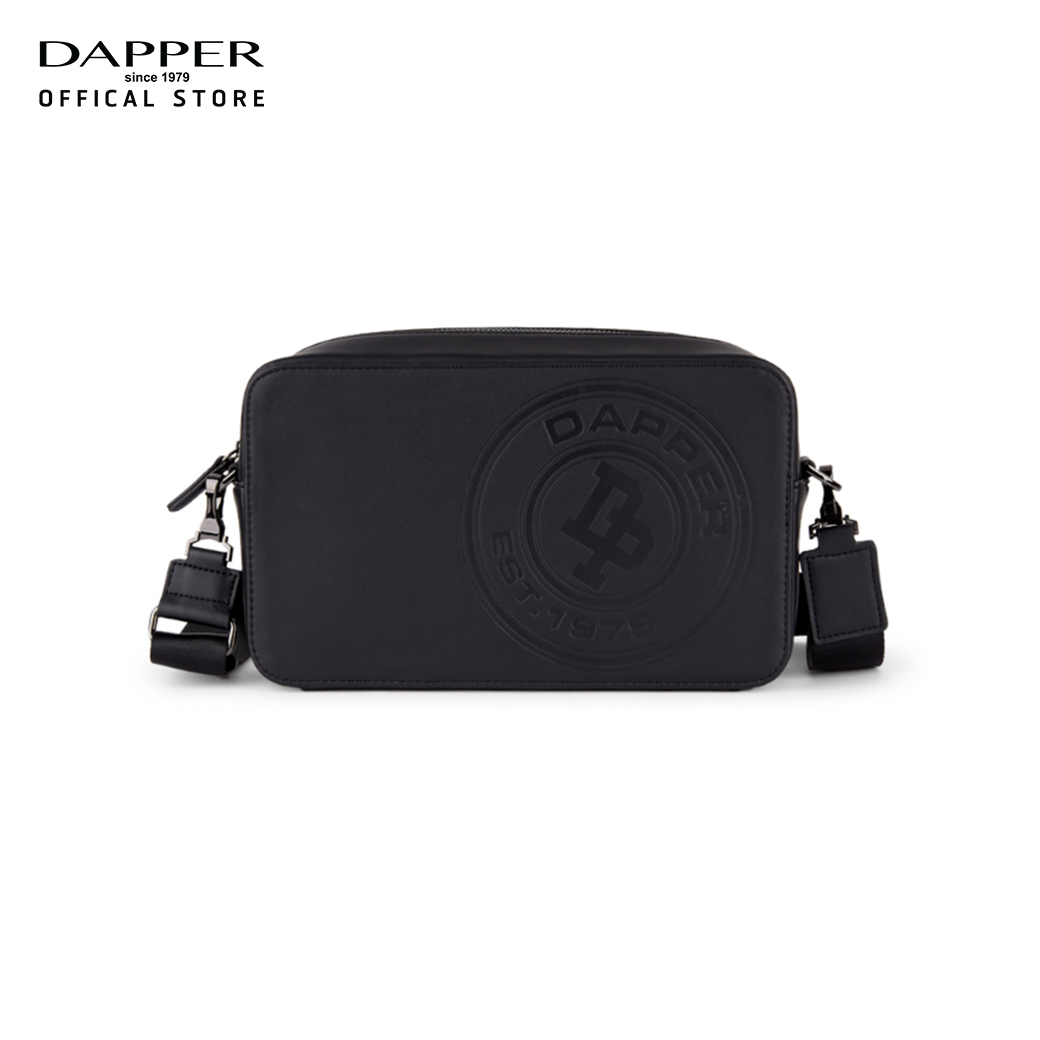 DAPPER กระเป๋าสะพายข้าง DP Logo Stamp Camera Bag สีดำ - DAPPER - ThaiPick