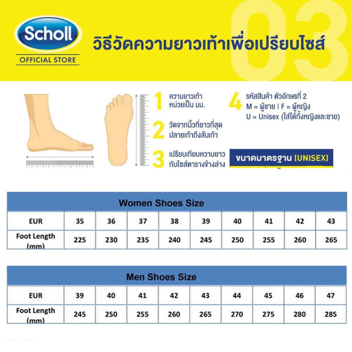 Scholl รองเท้าแตะผู้ชาย รองเท้าลำลอง รองเท้าแตะกีฬาPlus Size：EU35-EU46 ...