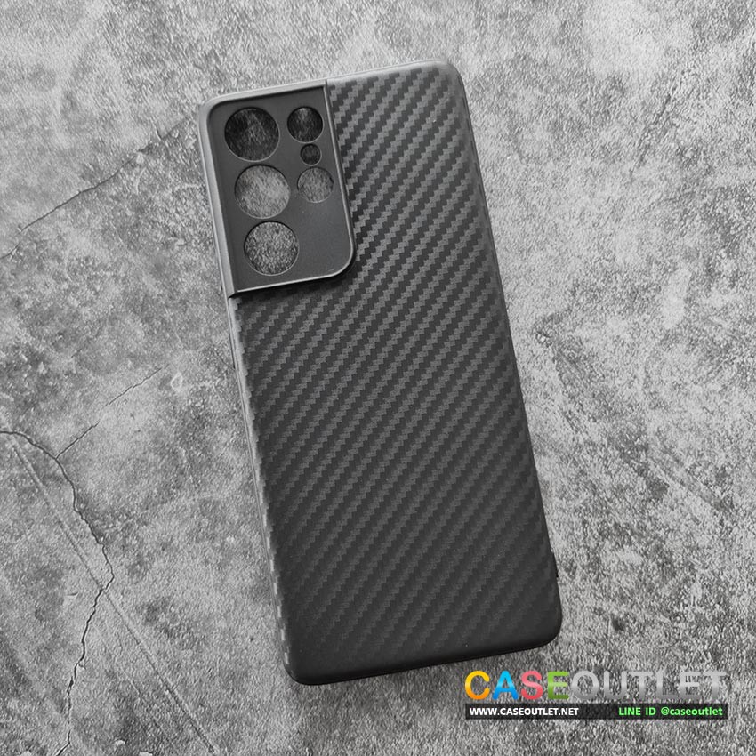 เคส Samsung Galaxy S21 Ultra | S21 plus TPU ลายคาร์บอน เคฟล่า ดำด้าน กันกล้อง คลุมเลนส์ เคสบาง ...