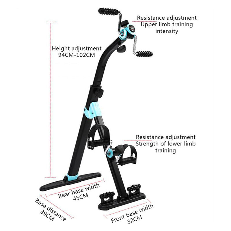 LIULIU MEIเครื่องออกกำลังกายสำหรับผู้สูงอายุ จักรยานออกกำลังกาย จักรยานออกกำลังกายผู้สูงอายุ พับ ...