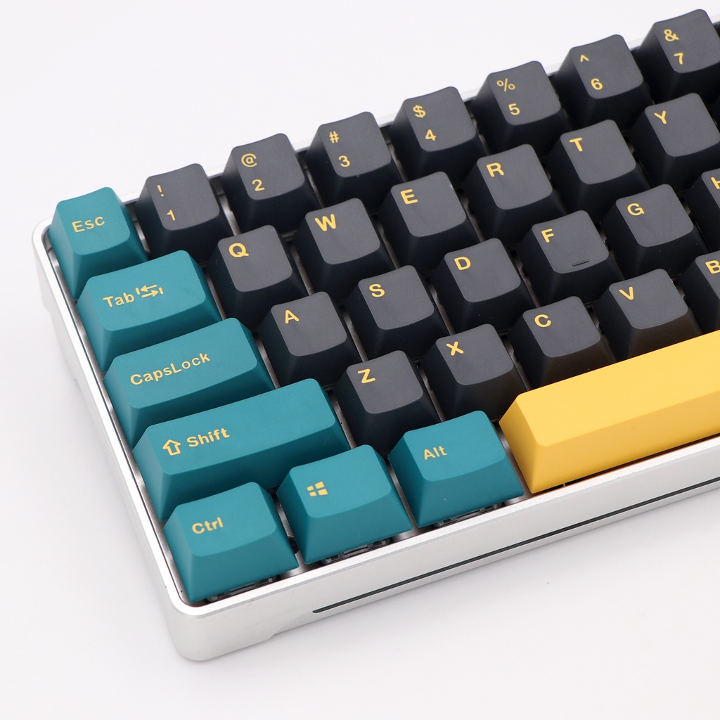 Fast shipping/Marrs green keycaps/OEM profile/Double shot/PBT ...