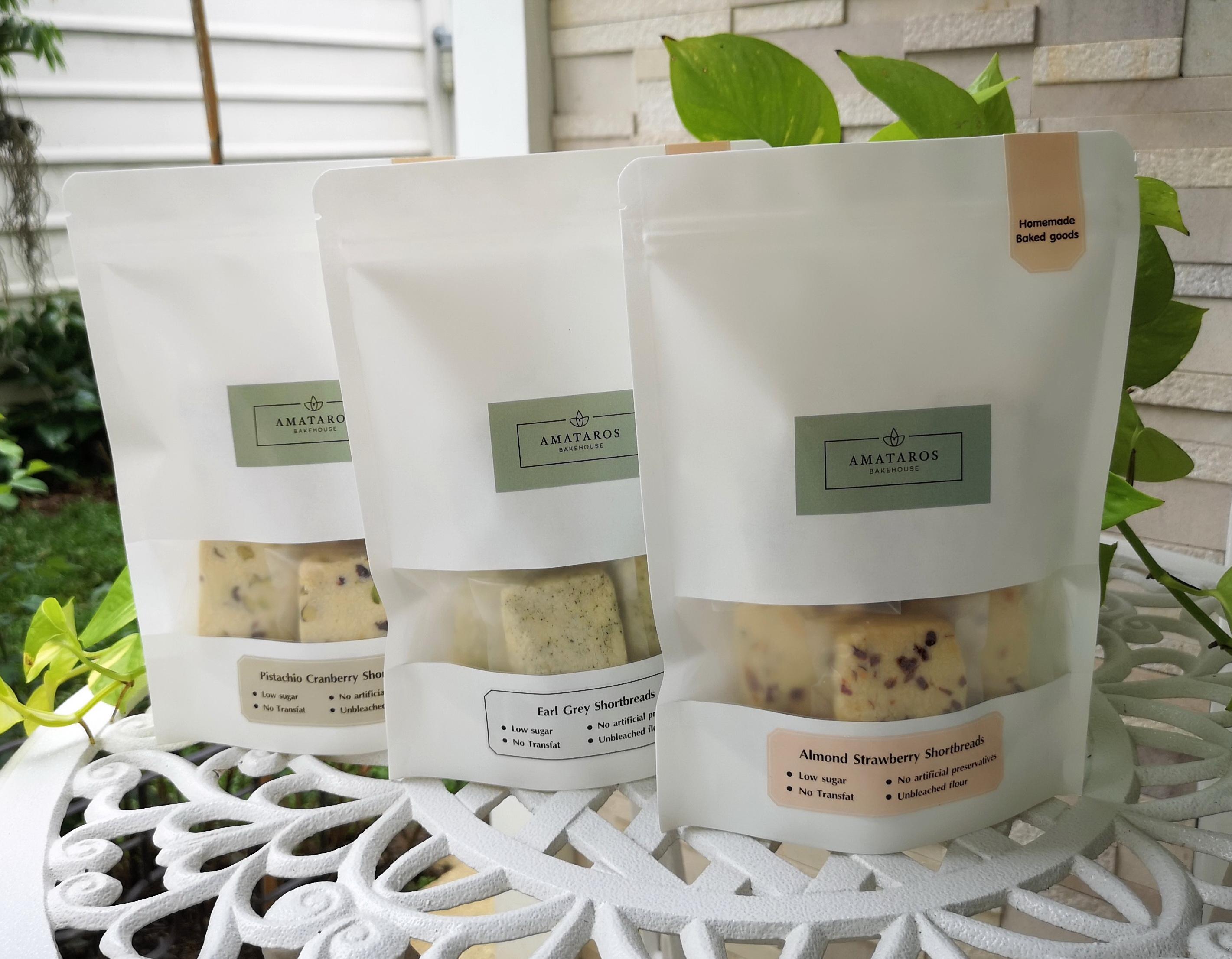 Earl grey shortbread (butter cookies) ชอร์ทเบรดเอิร์ลเกรย์ 170g. from ...