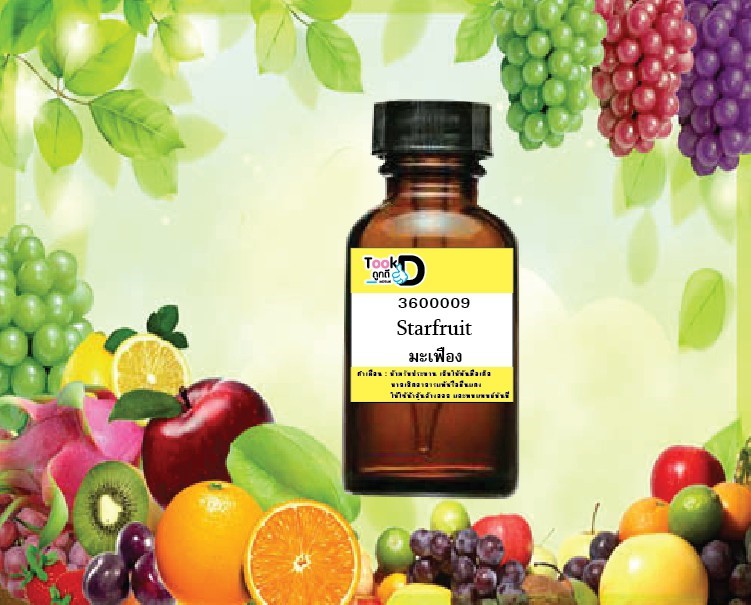 หัวเชื้อน้ำหอม Tookdee แท้100% น้ำหอมกลิ่นผลไม้ มะเฟื่อง #30CC ติดทนนาน 24 ชม - Nos 207 - ThaiPick