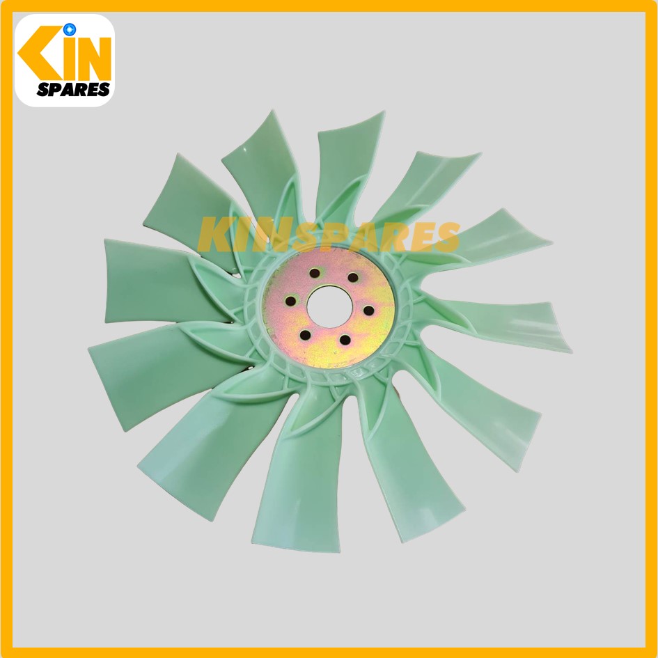 ใบพัด เครื่องยนต์ 4D95 4D102 ใบพัดลม 12 ก้าน โคมัตสุ KOMATSU PC60-5/60 ...