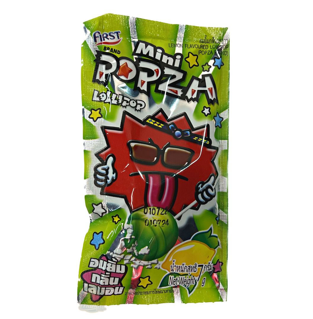 ป๊อปซ่า mini popza ลูกอมยิ้มกลิ่นเลม่อน บรรจุ 12 ซอง | Lazada.co.th