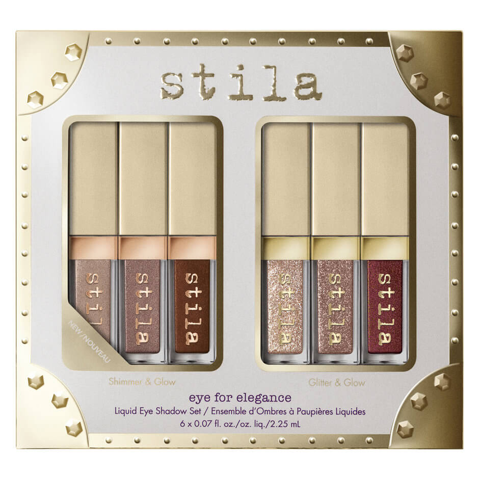 Stila eye for elegance อายแชโดว์ลิควิค เซต 6 สี - Black pink - ThaiPick