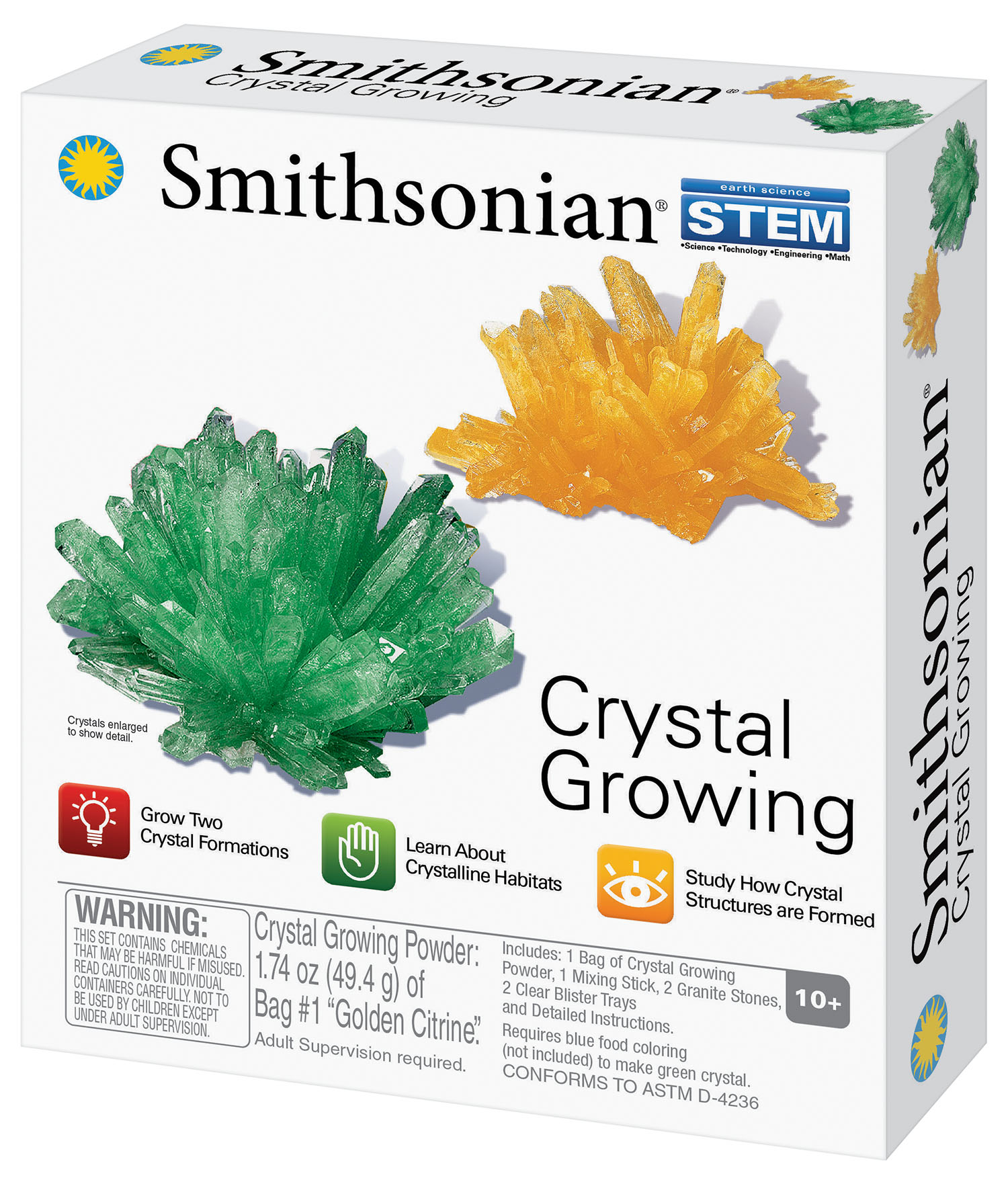 [คูปองลดเพิ่ม 10%] Smithsonian Micro Crystal Growing ของเล่นวิทยาศาสตร์ ...