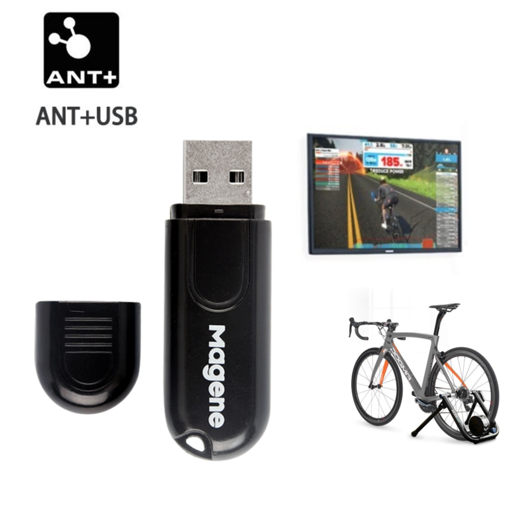 MAGENE CYPLUS USB ANT+ Stick Adapter for Garmin Forerunner for Zwif for ...