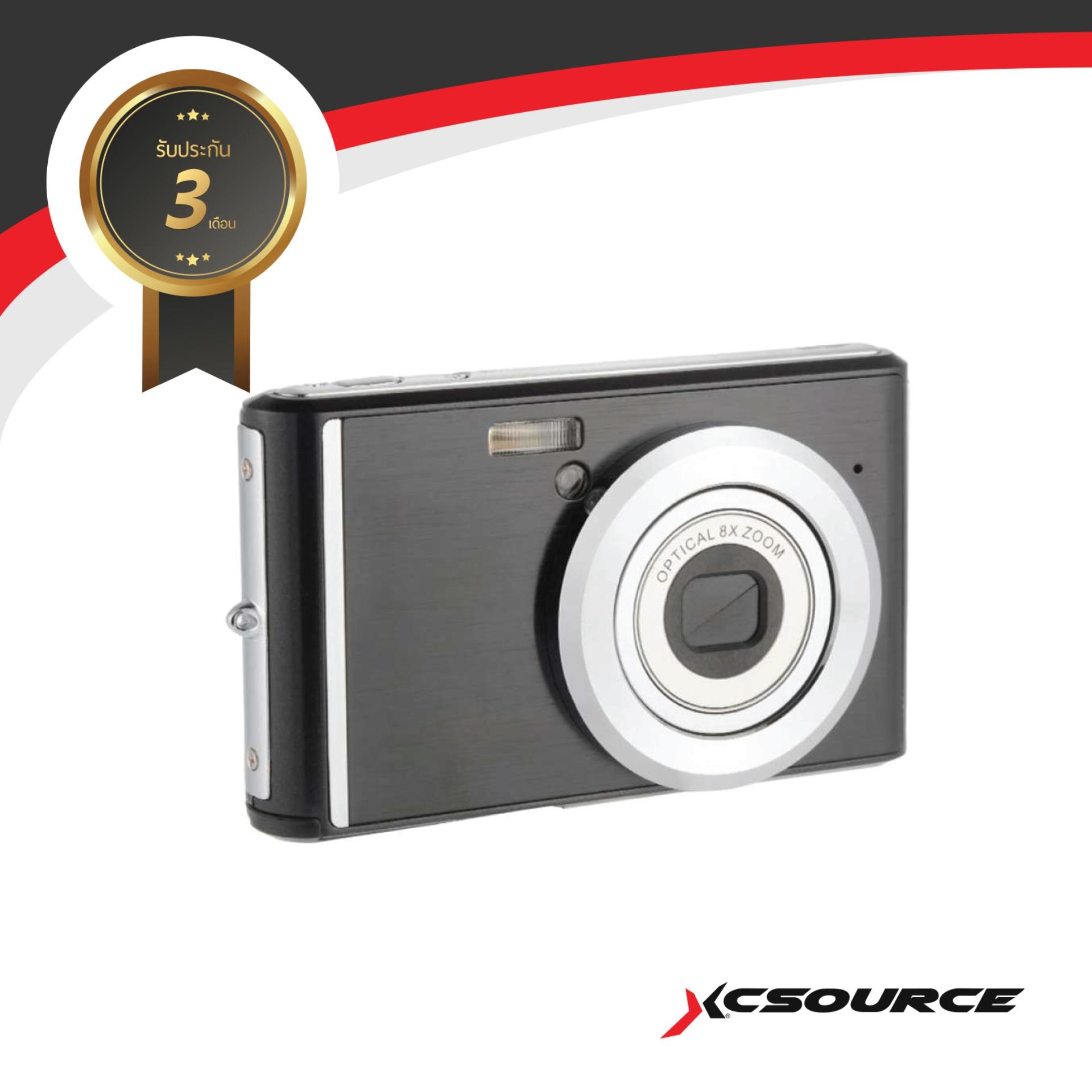 XCSource กล้องดิจิตอล F/3.3 f 5.0 เลนส์มุมกว้าง 8M ชิปCMOS 20MP หน้าจอ ...