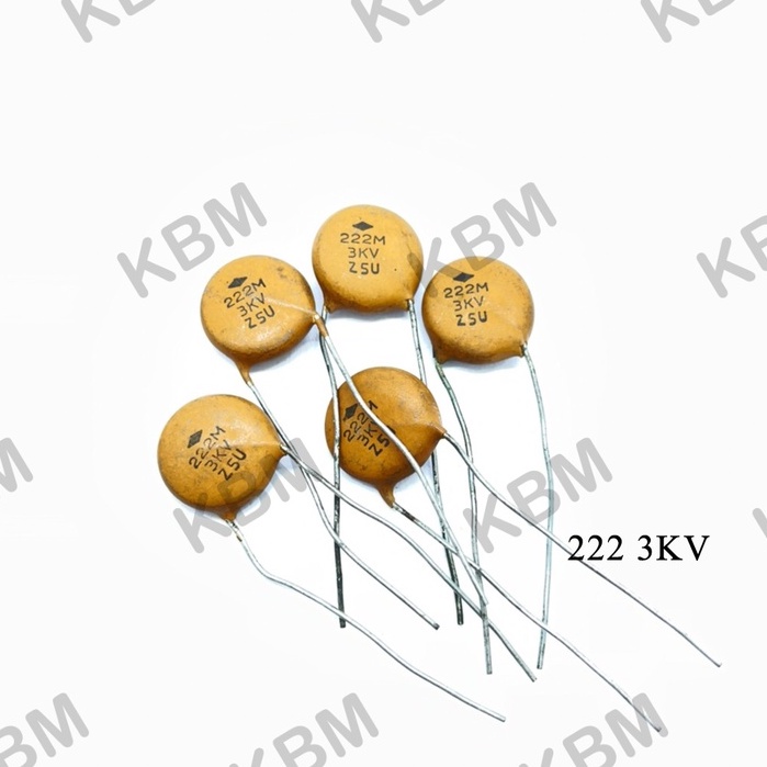 Capacitor (คาปาซิเตอร์)222(0.0022)50V 250V 1KV 2000V 2KV 3KV 4KV | Lazada.co.th