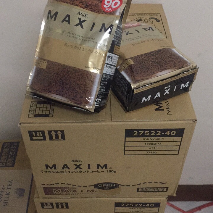 AGF MAXIM COFFEE 180g กาแฟ Maxim ญี่ปุ่นแท้ๆ'''''พร้อมส่ง'''''exp date:01/2022 - Freeduty Khoo ...