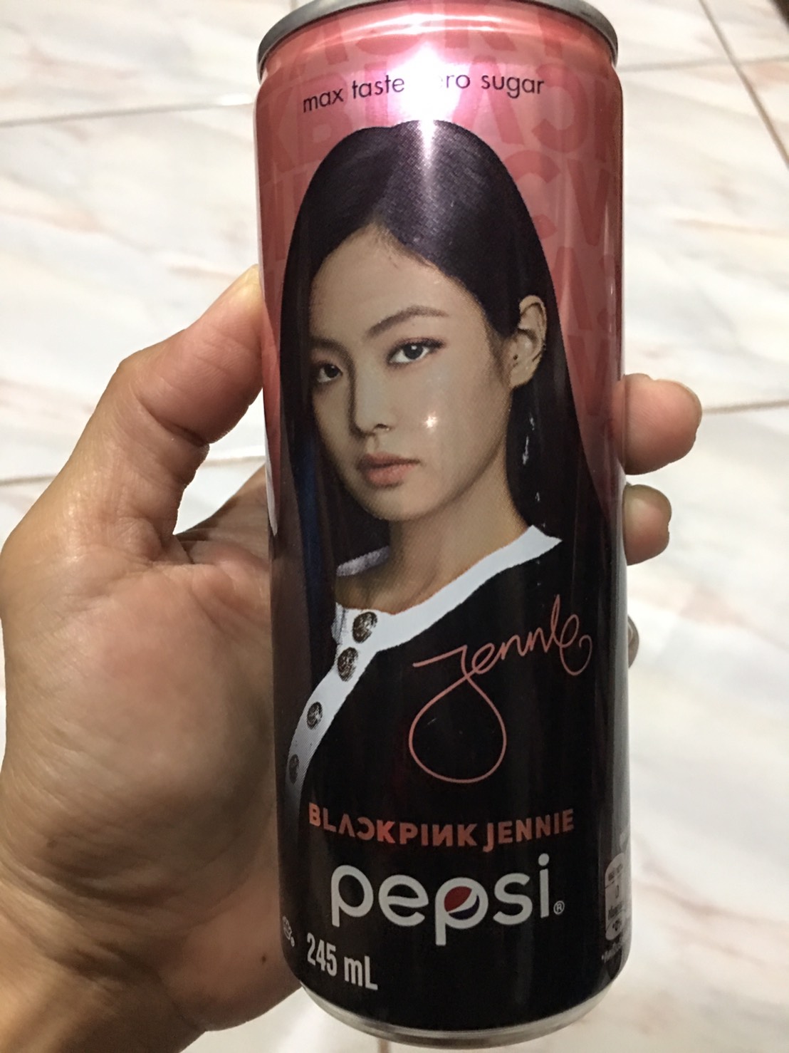 ''ตำหนิ ลดราคา'' Pepsi X Blackpink no sugar #Jennie 325 ml., Lisa 245 ...