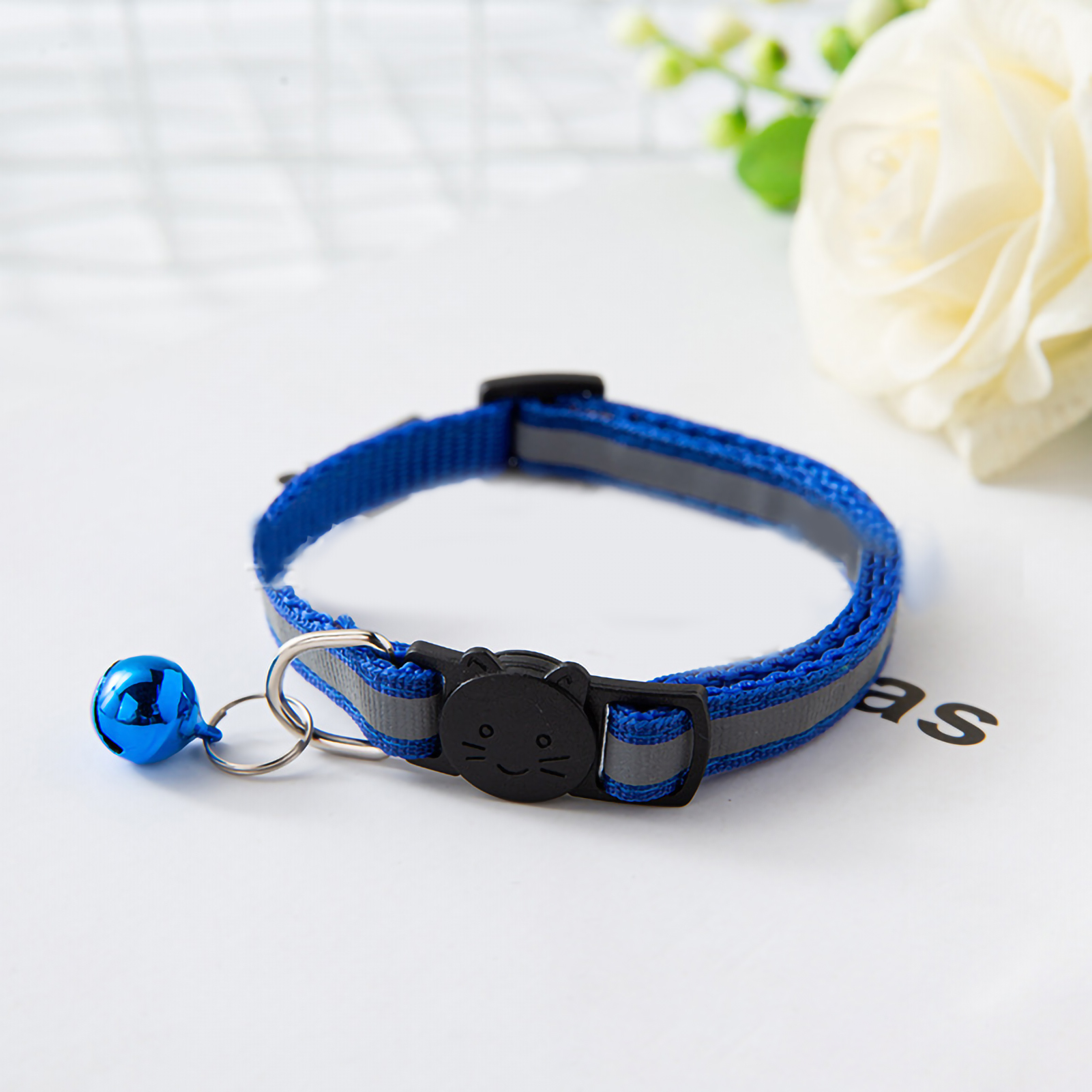 【COD】Pet Bell Collar Safety Buckle ปลอกคอแมวสะท้อนแสงแบบปรับได้พร้อม ...