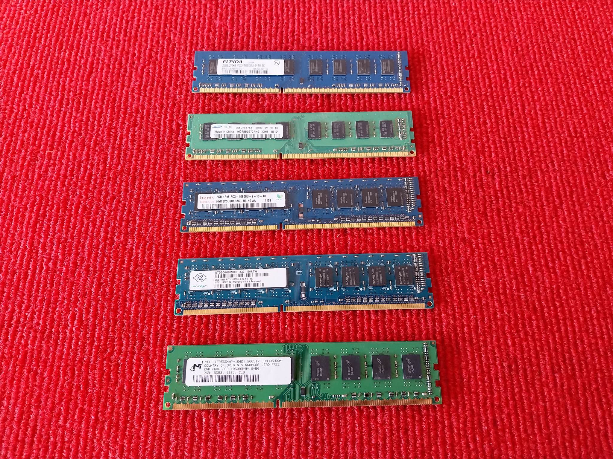 Ram DDR 2G bus 1333 คละรุ่น สวยๆ ราคาไม่แพง - คอมพิวเตอร์สมายล์ - ThaiPick
