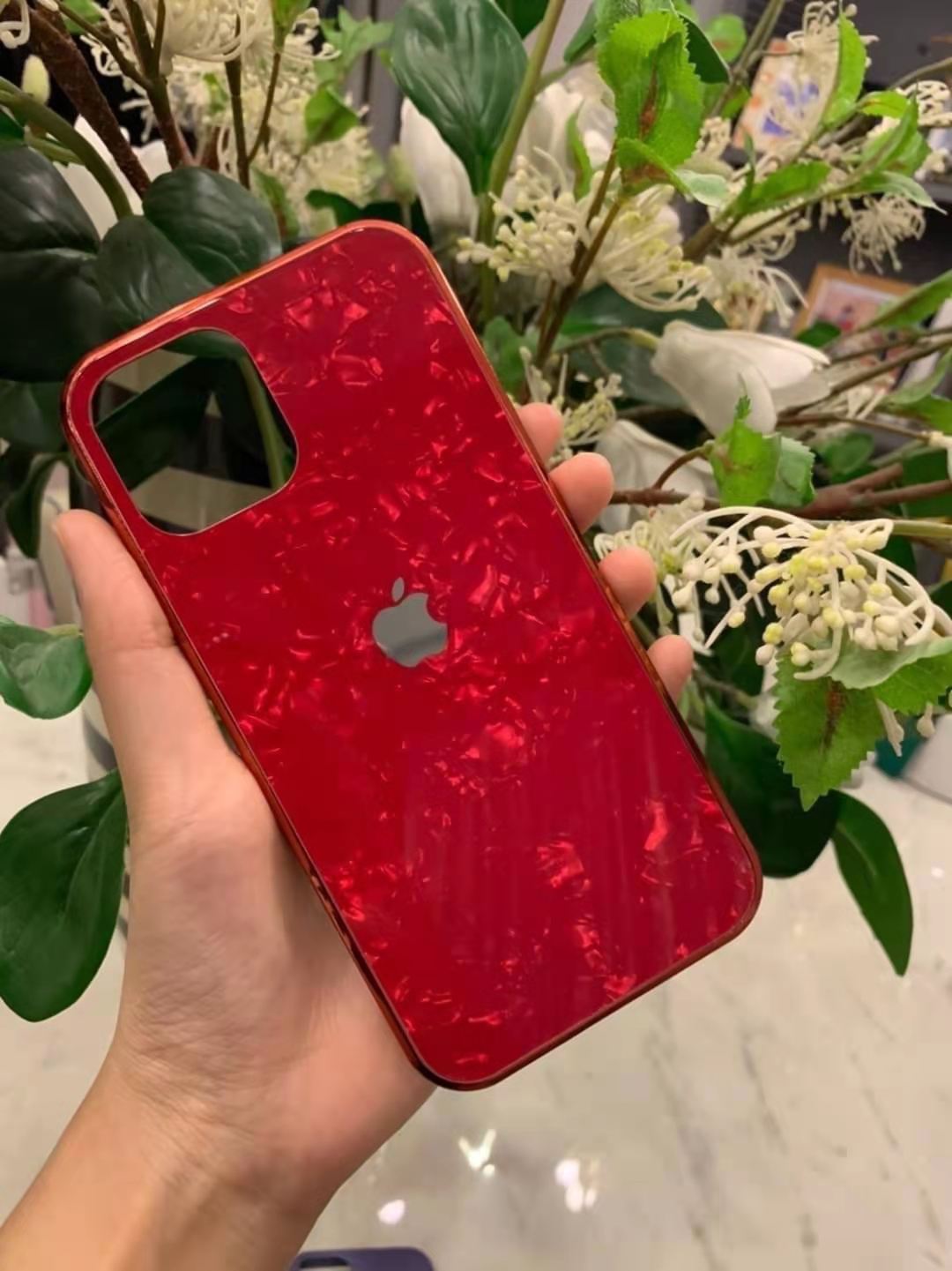 เคสกระจกหินอ่อน IPHONE6 6PLUS 7 8 SE2 7PLUS 8PLUS IX XS XR XMAX I11 ...